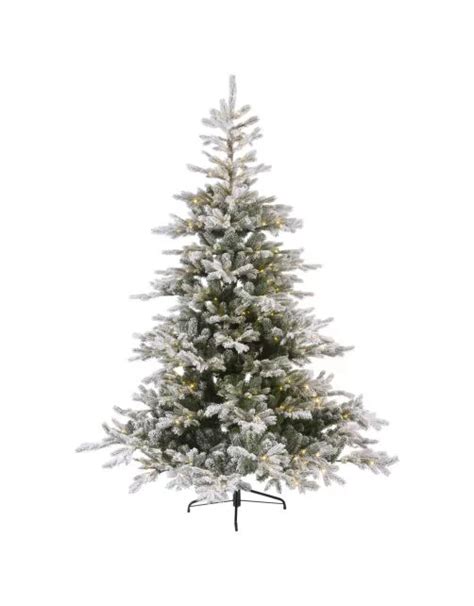 Everlands Grandis Fir Prelit Snowy Groen Kerstboom Ø152xH210 cm 550