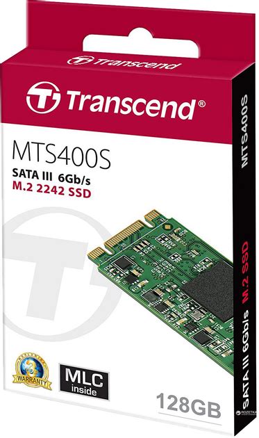 SSD диск Transcend MTS400S 128GB M 2 SATAIII MLC TS128GMTS400S фото