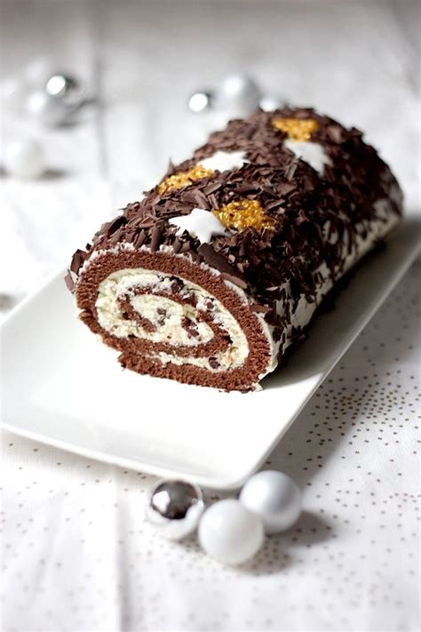 Bûche de Noël chocolat mascarpone