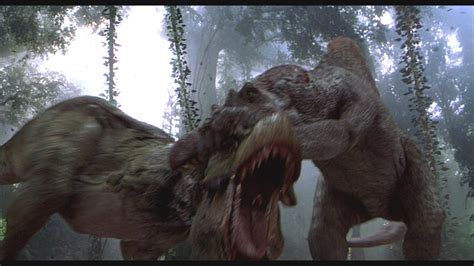 Spinosaurus Vs Tyrannosaurus Encounter Isla Sorna S F Jurassic Pedia