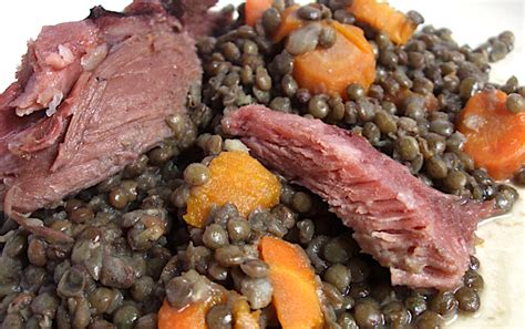 PETIT SALÉ AUX LENTILLES la recette facile et traditionnelle