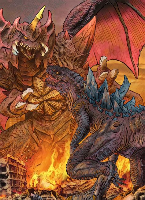 Destoroyah Vs Zilla Godzilla Know Your Meme