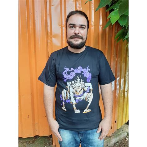 Camiseta One Piece Luffy Gear 5 Camiseteria Gêmeas do Cadu