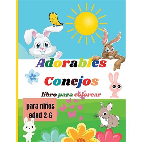 Buy Adorables Conejos Libro de colorear para niños Hermosos y