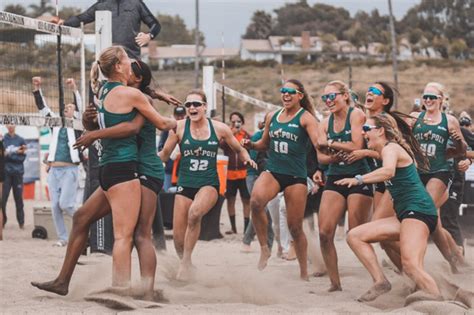 Beach Volleyball Wins First Ever Big West Conference Championship