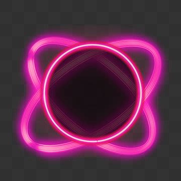 Folhas Coloridas De Neon Rosa De Borda Png Quadro Arma O Cor