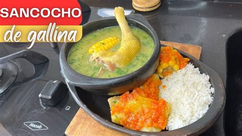 SANCOCHO DE GALLINA cómo hacer SANCOCHO de gallina COLOMBIANO YouTube