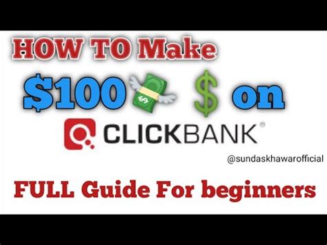 How To Earn Money With Click Bank In 2022 Make 100 Per Day With Click