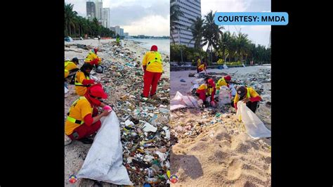 138 Toneladang Basura Nahakot Ng MMDA Sa Manila Bay Clean Up Drive