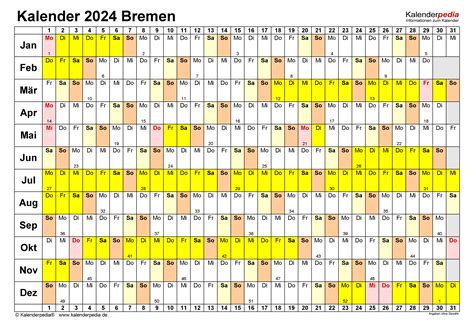 Kalender Bremen Ferien Feiertage Pdf Vorlagen