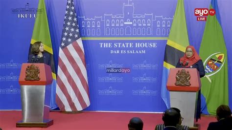 LIVE RAIS SAMIA NA KAMALA HARRIS WAKIZUNGUMZA NA VYOMBO VYA HABARI
