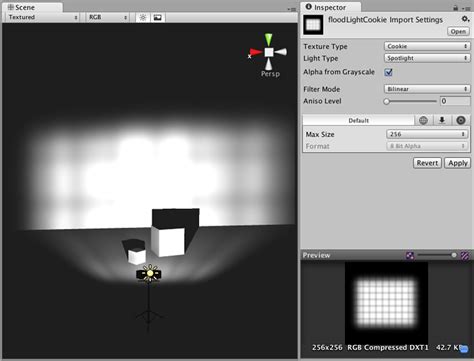 Unity Manual How Do I Make A Spot Light Cookie