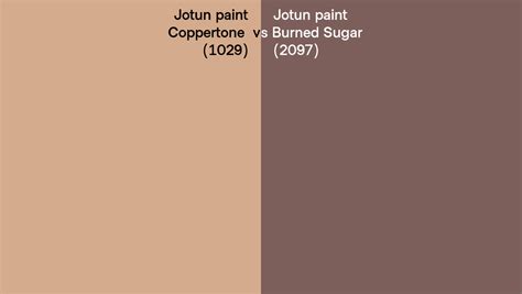 Jotun Paint Coppertone Vs Burned Sugar Side By Side Comparison