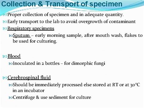 Lecture 9 Clinical Practice Laboratory Diagnosis Of Fungal