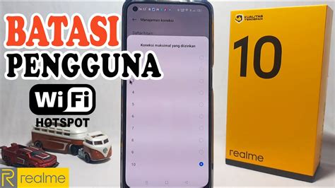 Cara Membatasi Pengguna Hotspot Realme G Dan Pro Youtube