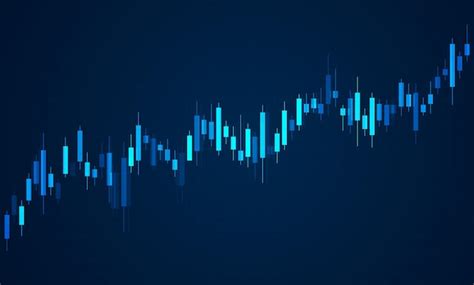 Fondo de aumento del mercado de valores gráfico del mercado de acciones