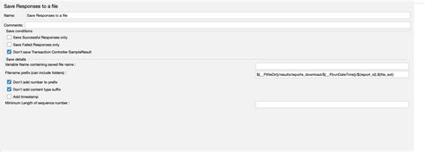 performance jmeter the response file saved doesn t equal to total result of executed request