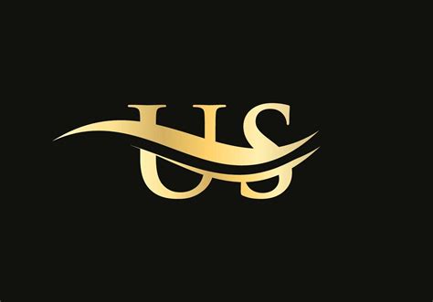 US Linked Logo For Business And Company Identity Creative Letter US