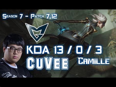 Ssg Cuvee Camille Vs Rumble Top Patch Kr Ranked Youtube