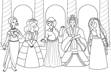 Princesas Para Colorear E Imprimir