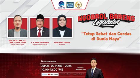 NGOBROL BARENG LEGISLATOR YouTube