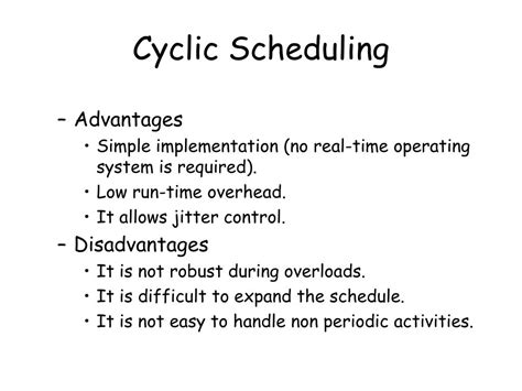 ppt cyclic scheduling powerpoint presentation free download id 4234146