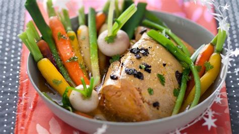 Recette Pot au feu de foie gras et ses mini légumes YouTube