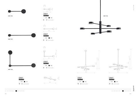 Nowodvorski Orbit Black Ii Kinkiet