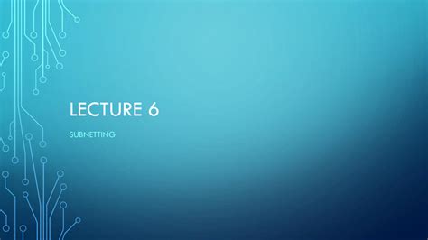 Solution Lecture Subnetting Part Studypool