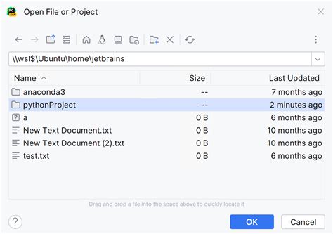 Configure An Interpreter Using Wsl Pycharm Documentation