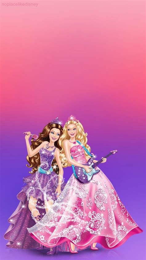 Barbie In The Princess And The Popstar Wallpaper