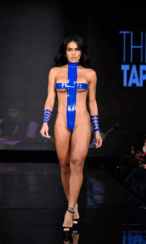 Black Tape Project Tape Art Fashion Show Nyfw Feb Tiff Shandra