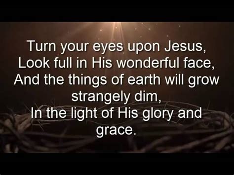 Turn Your Eyes Upon Jesus Lyrics YouTube Chords Chordify