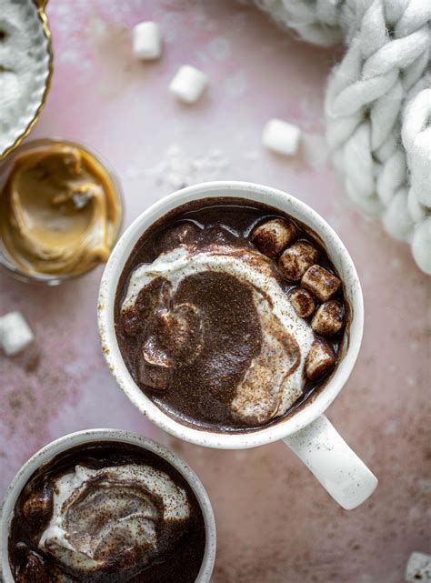 Peanut Butter Hot Chocolate Salted Peanut Butter Hot Chocolate