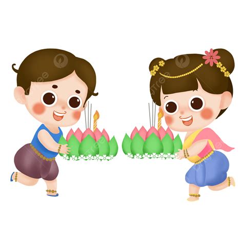 タイのロイクラトン祭りイラストフリー素材透過PNG画像ベクトルPSDと無料ダウンロード Pngtree