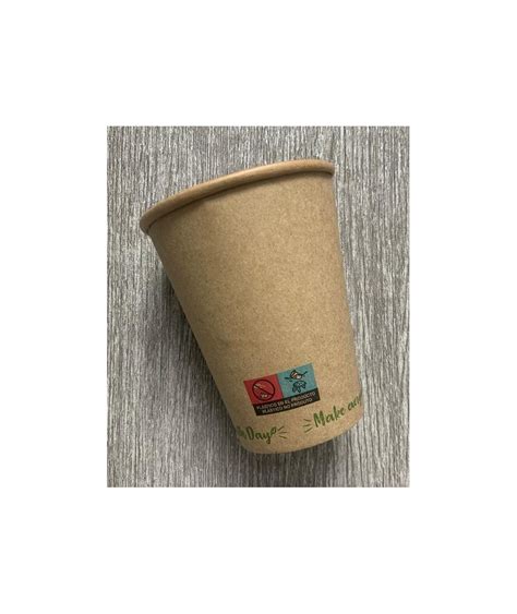 Vaso Cartón Kraft 360ml