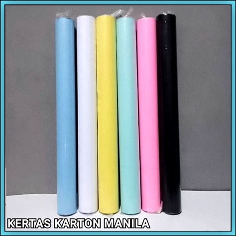 Jual Kertas Karton Manila Warna Warni 1 Lembar Shopee Indonesia