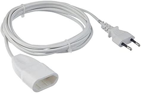 Meister Schutzkontakt Verlängerung mit Zusatzstecker 3 m Kabel weiß
