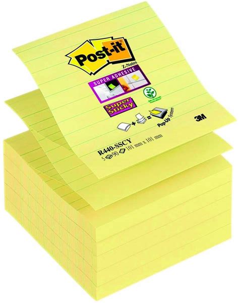 Karteczki Samoprzylepne Post It Super Sticky Z Notes XL 101 101mm 5 90
