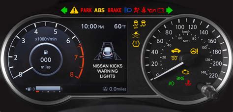 Nissan Kicks Dashboard Warning Lights Dash Lights