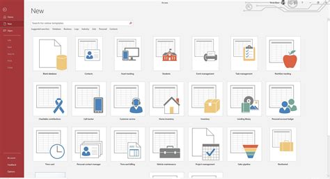 Create A Microsoft Access 2007 Database Using A Template
