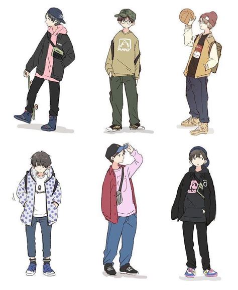Boceto Ropa Anime Hombre Si Est S Escribiendo Un C Mic Esto Podr A