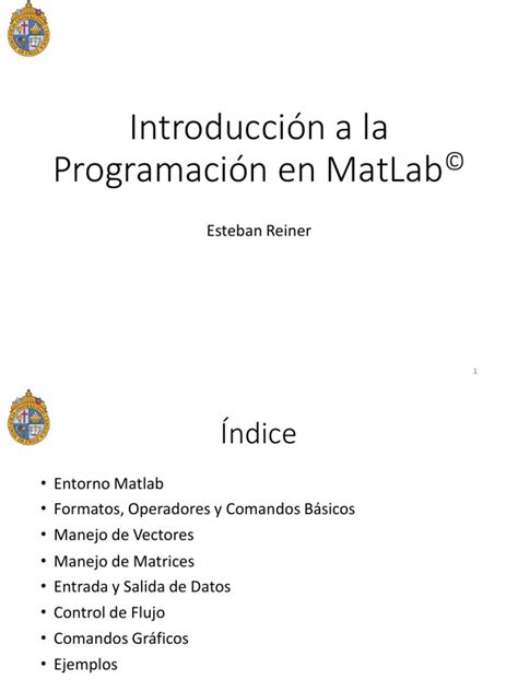 introducción a la programación en matlab© rev 3 pdf matriz matemáticas estructura de