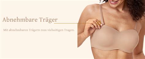 Delimira Damen Tr Gerloser Bh T Shirt Mit B Gel Gro E Gr En Ohne