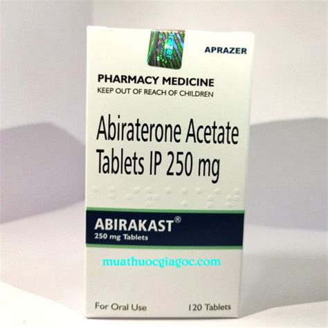 Thuốc Abirakast 250mg Abiraterone là thuốc gì giá bao nhiêu mua ở