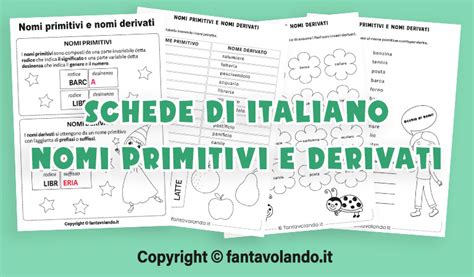 Le Schede Didattiche Di Fantavolando Per La Scuola Primaria Italiano