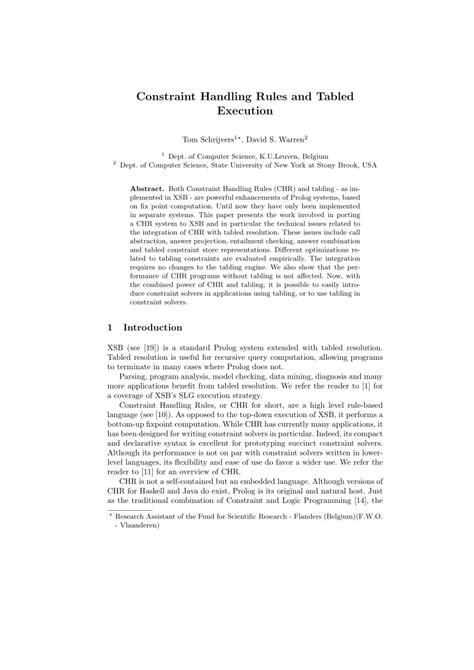 pdf constraint handling rules and tabled execution