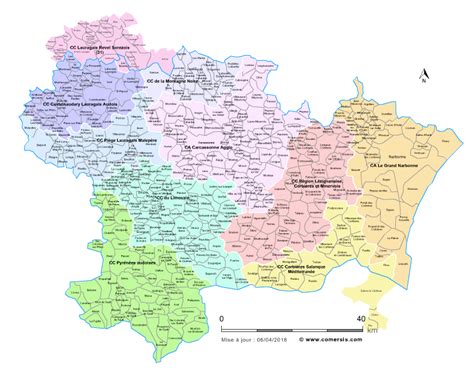 Carte Des Intercommunalit S De L Aude Avec Communes
