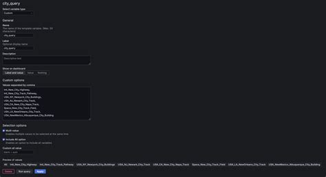 Regex Involving Underscore In Grafana Dashboard S Drop Down Menu