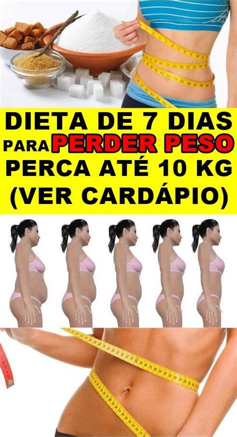 Dieta de 7 Dias Para Perder Peso Perca Até 10 KG Dieta de 7 dias